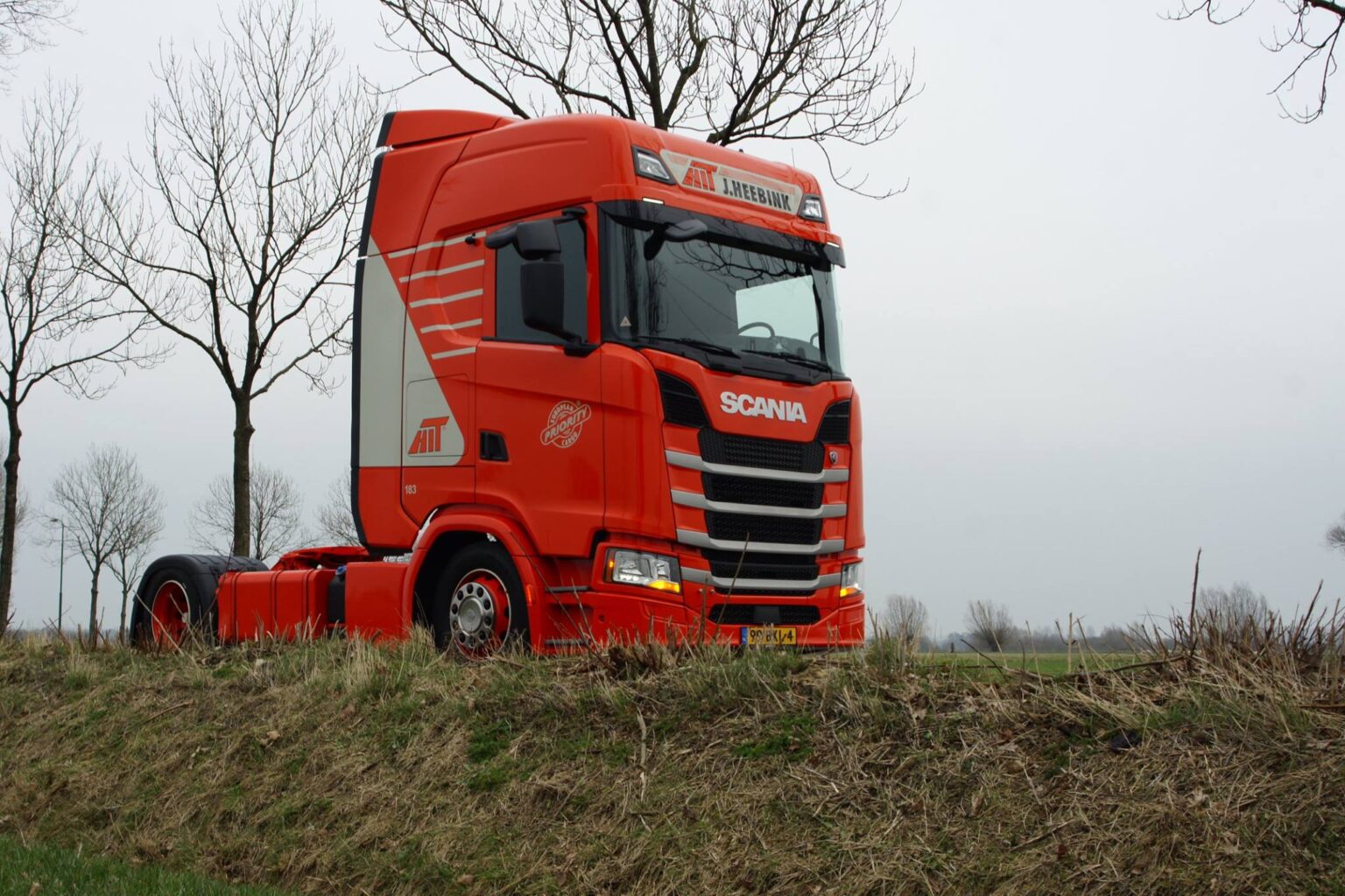 Nieuwe Scania Lowdeck voor Heebink - Heebink Transport