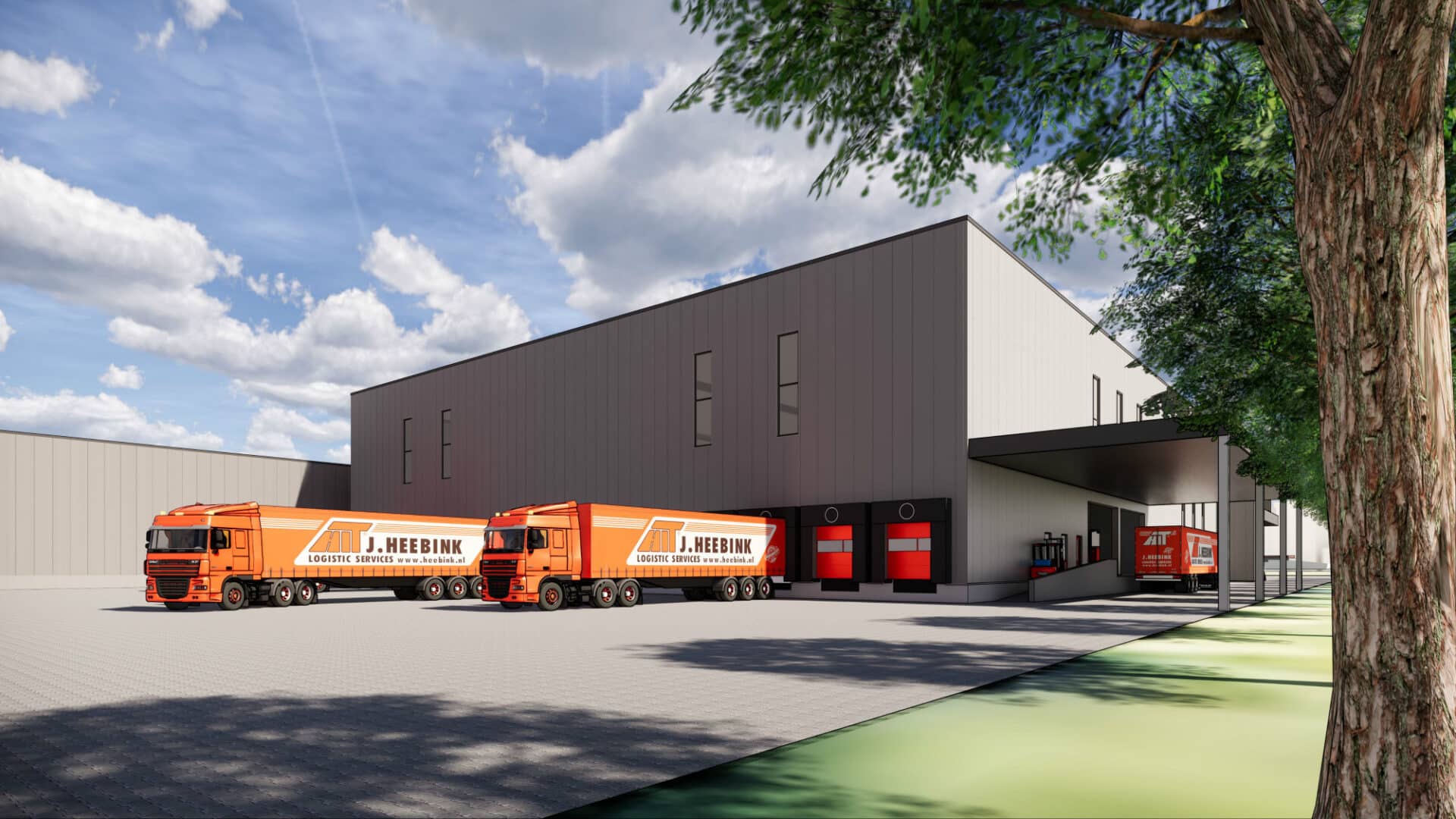 Nieuwbouw voor transportbedrijf J. Heebink in Veenendaal start in juni ...